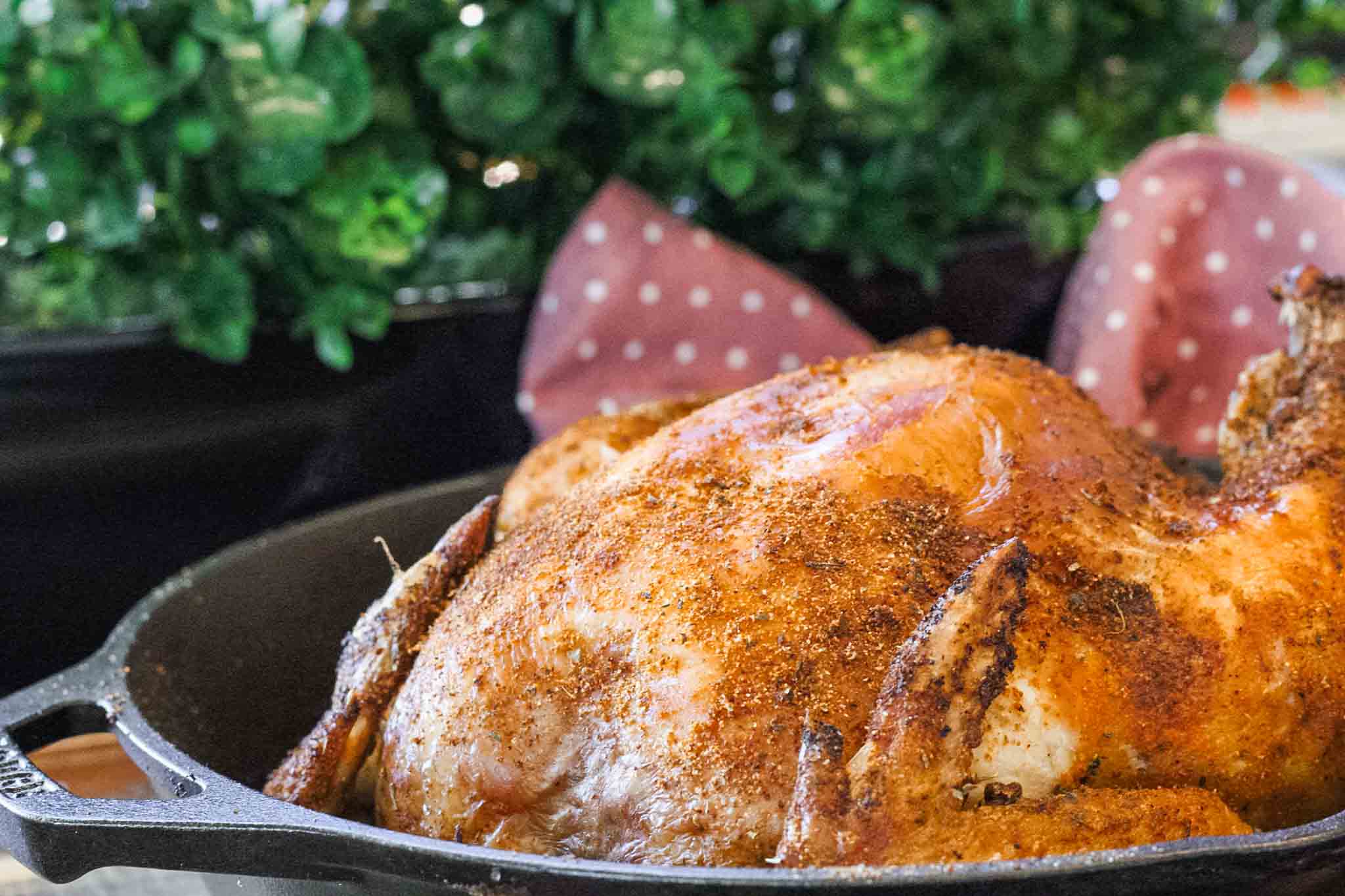 Easy and Crispy Oven Roasted Cast Iron Skillet Chicken